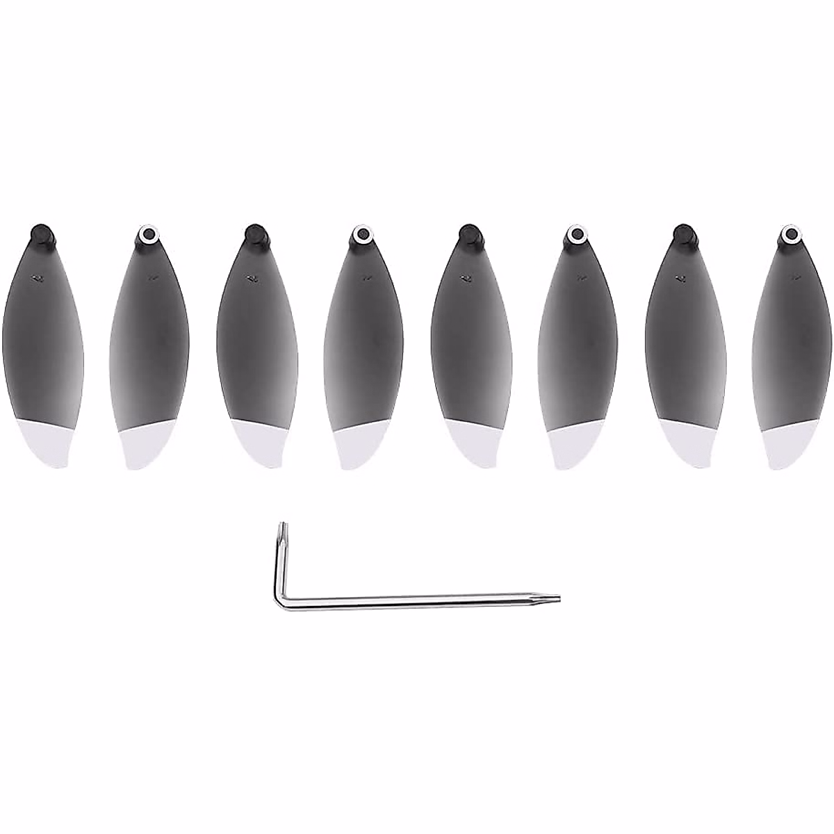 [Drone Accessories] Drone Accessories Parrot Anafi 4K Drone 8pcs Propeller Props Parrot Anafi 4K Camera Drone CW CCW Replacement Accessories Spare Parts Wing Fans Blade with Tool Kits Replaceable [Rep