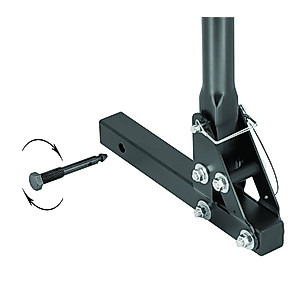 Pro-Series 63124 Eclipse Black 2-Inch Sq. 4 Bike Carrier