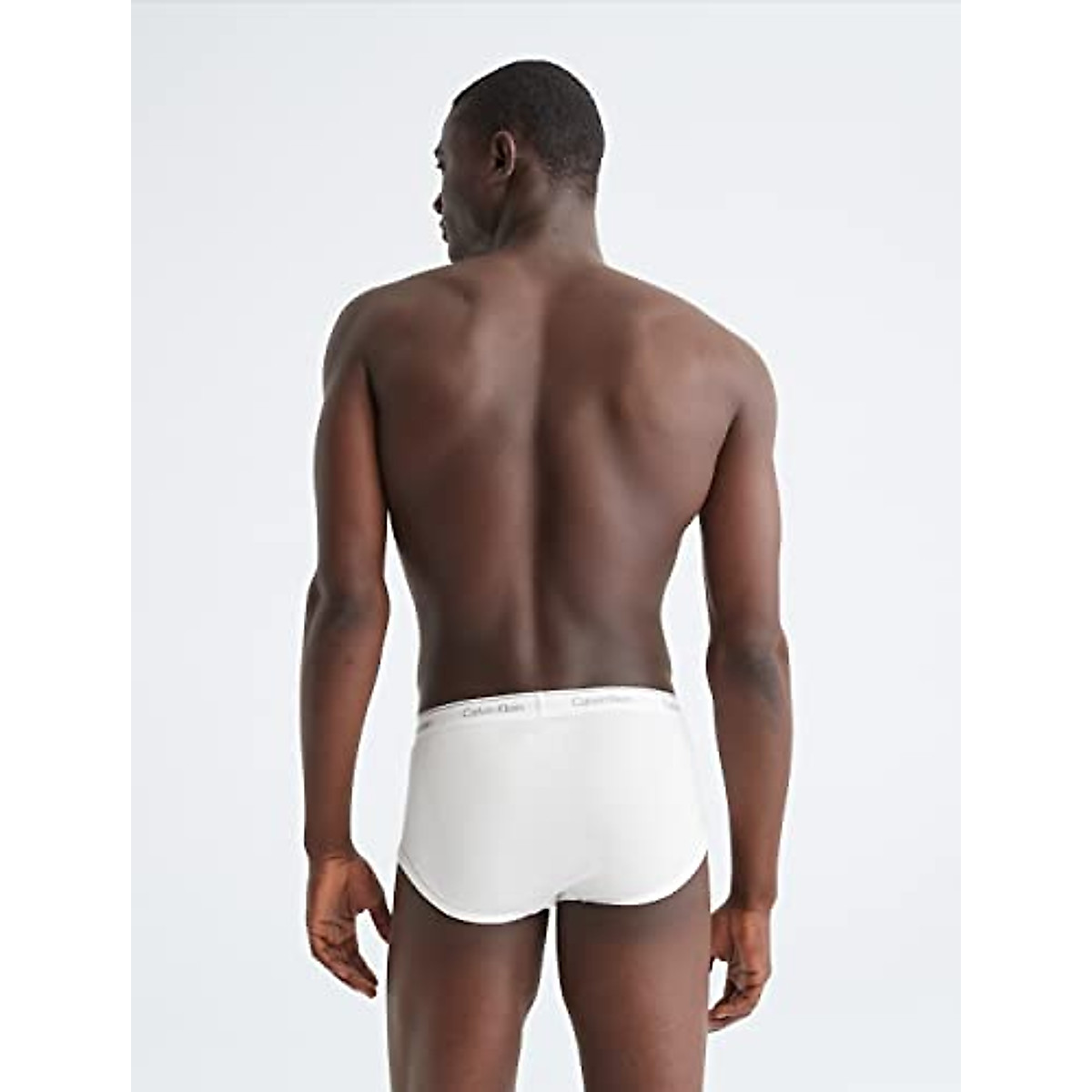 Calvin Klein Men's Cotton Classics 5-Pack Brief, 5 White, Medium