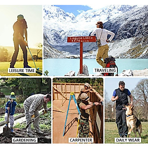 AKARMY Men's Ripstop Wild Cargo Pants, Relaxed Fit Hiking Pants, Army Camo Combat Casual Work Pants with 8 Pockets(No Belt) 3355 Black 32