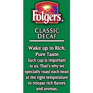 * Coffee, Decaffeinated, Ground, 33.9 oz