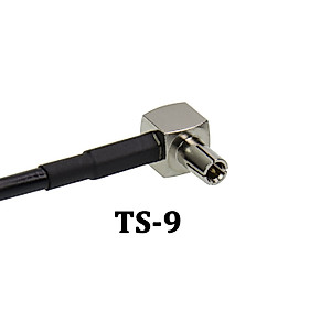 TS9 Connector Antenna 7DBi High Gain 4G LTE CPRS GSM 3G 2.4G WCDMA Omni Directional Antenna with Magnetic Stand Base 5m RG174 Extension Cable for WiFi Router Mobile Broadband Outdoor Signal Booster