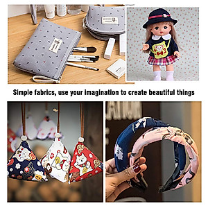 8 Pcs Quilting Fabric by The Yard,Cotton Fabric Bundles Patchwork for Dressmaking Clothes,Fat Quarters Material for Sewing Crafting