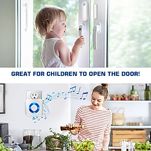 YisTech Caregiver Pager Door Alarms for Dementia Patients/Kids Safety/Home Security,Door Sensor Alarm for Elderly/Business/Home/Store/Mailbox