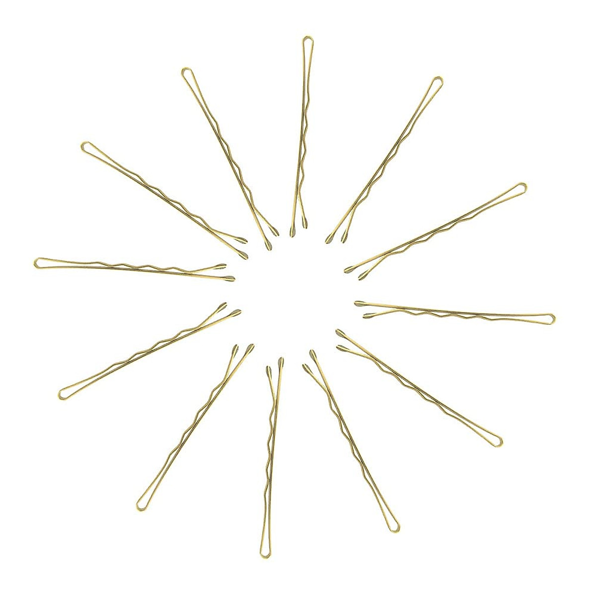 210 PCS 2.2Inch Blonde Bobby Pins for Women Girls, Super Grip Gold Hair Clips with Box, YINGFENG Reusable Non Slip Hair Pins, Suitable for All Hair Types