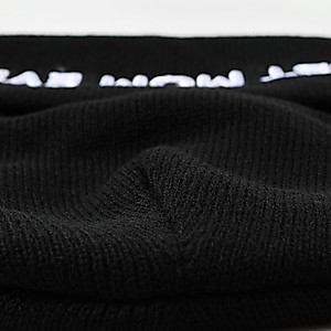 Funny Gifts for Dad from Daughter Son Fathers Day Beanie Winter Hat Christmas Stocking Stuffers for Men Daddy Step Dad Him Black