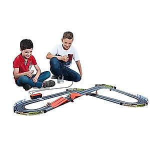 Carrera GO!!! 63503 Official Licensed Mario Kart Battery Operated 1:43 Scale Slot Car Racing Toy Track Set with Jump Ramp Featuring Mario and Luigi for Kids Ages 5 Years and Up