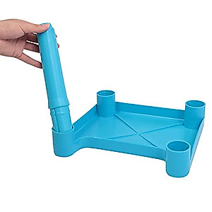 MENGKSet of Plastic Table and Chair for Children, One Desk and Four Chairs (50x50x46cm)