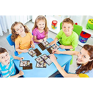 FaCraft Halloween Bingo Games for Kids,26 Player Bingo Game Card for Halloween Party Game Halloween School Classroom Crafts