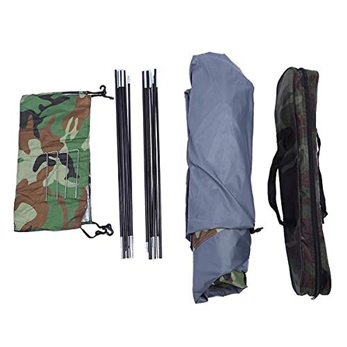 3-4 Person Camping Tent Waterproof Pop-Up Outdoor Sports Tent with Carrying Bag UV Protect Sun Shelter Army Camouflage Print for Outdoor Travel Picnic Hiking Climbing Fishing