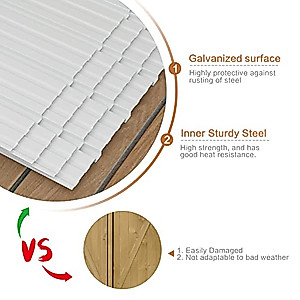 Ribitek Outdoor Storage Shed 5FT x 3FT, Metal Garden Shed Backyard Storage Shed with Lockable Door, Waterproof Tool Shed for Yard, Patio, Lawn