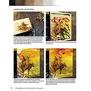 Woodburning Realistic Animals: 12 Step-by-Step Pyrography Projects of Birds, Pets, and Wildlife (Fox Chapel Publishing) Tutorials for Eyes, Fur, Manes, & Whiskers; Projects for Big Cats, Owls, & More