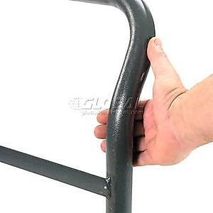 Global Industrial Platform Truck w/Steel Deck, 6" Rubber Casters, 36 x 24, 2000 Lb. Capacity