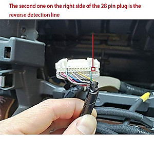 Car Rear View Backup Reverse Camera Adapter RCA Cable for Toyota Land Cruiser Prado 150 LC150 200 LC200 Original Factory Screen