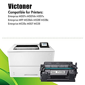 89A CF289A Black Toner Cartridge Replacement for HP 89A CF289A 89X CF289X for HP Enterprise M507 M507n M507dn M507x MFP M528dn M528f M528c M528z Series Printer (1-Pack)