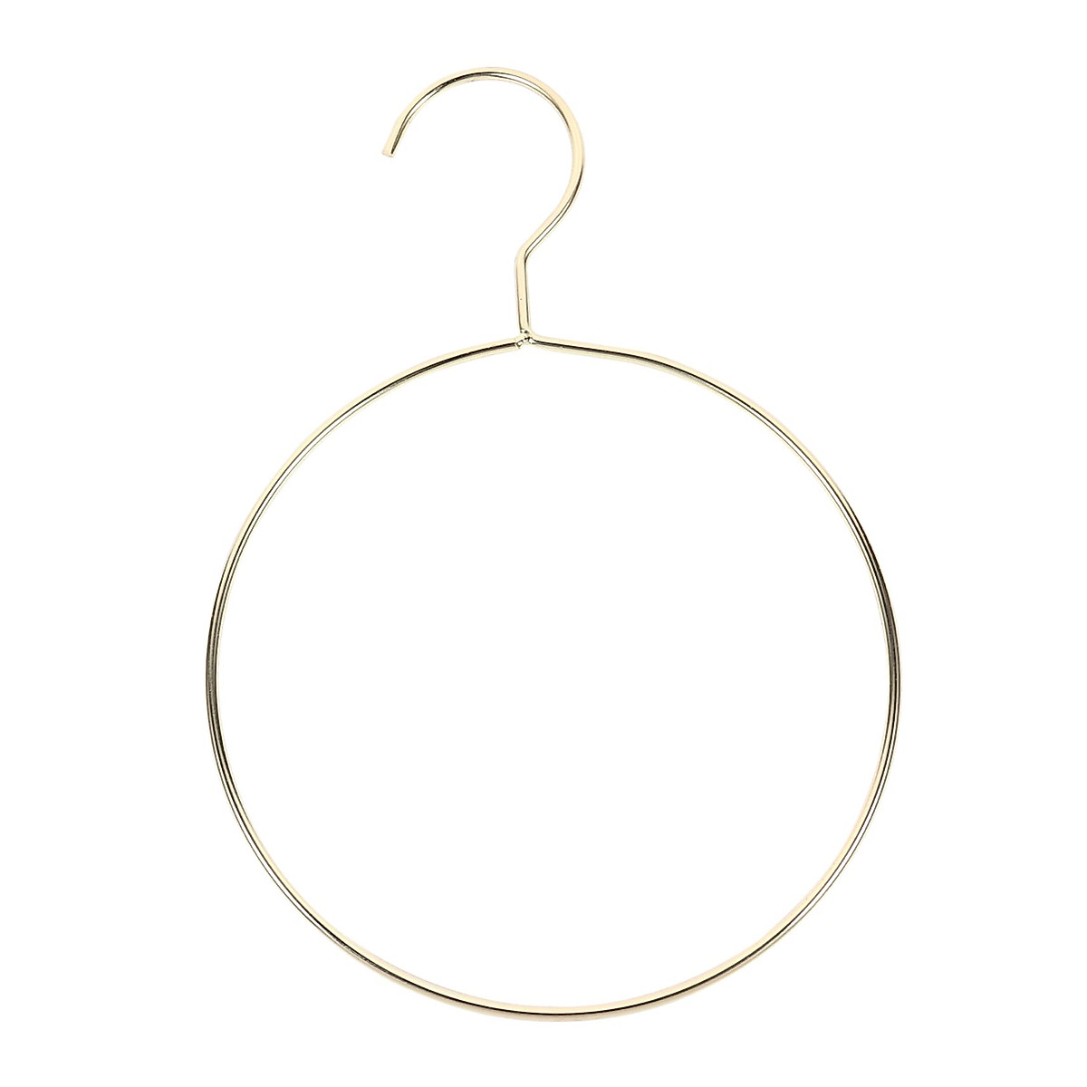 SWOOMEY Ring Tie Rack Metal Organizer Shelf Gold Towel Rack Scarf Hanger Modern Circle Towel Hanger Round Towel Rack Nonslip Steel Tie Rings Belt Shawl Scarf Hanger Round Hanger Wardrobe