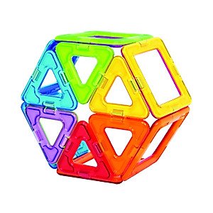 Magformers Rainbow 26PC Set | Magnetic Tiles Building Blocks, Educational STEM Toy Set | Magnetic Building Tiles for Kids to Develop Problem-Solving Abilities and Shape Recognition