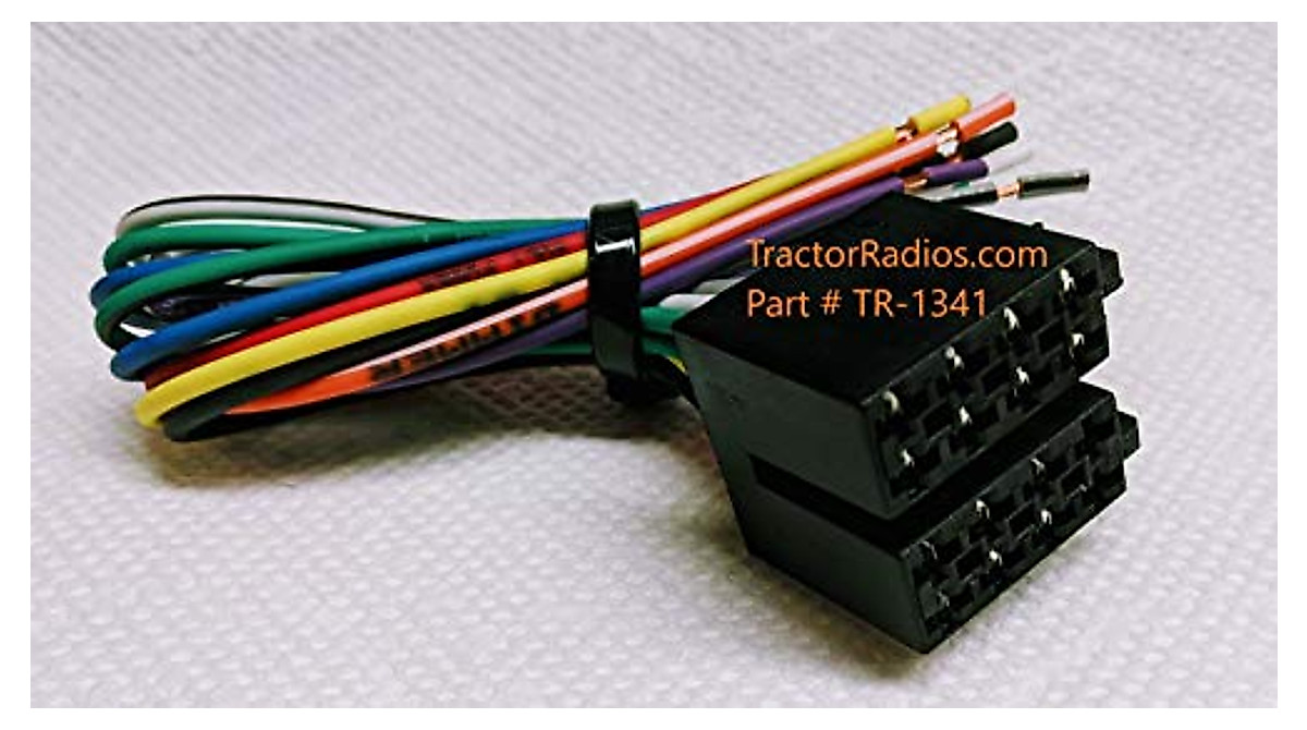 Semi Truck Stereo Male ISO Wiring Harness Radio CD Player in Dash ...