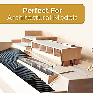 (12-Pack) 12”x12”x1/8” Basswood Sheets for Crafts - Perfect for Architectural Models Drawing Painting Wood Engraving Wood Burning Laser Scroll Sawing