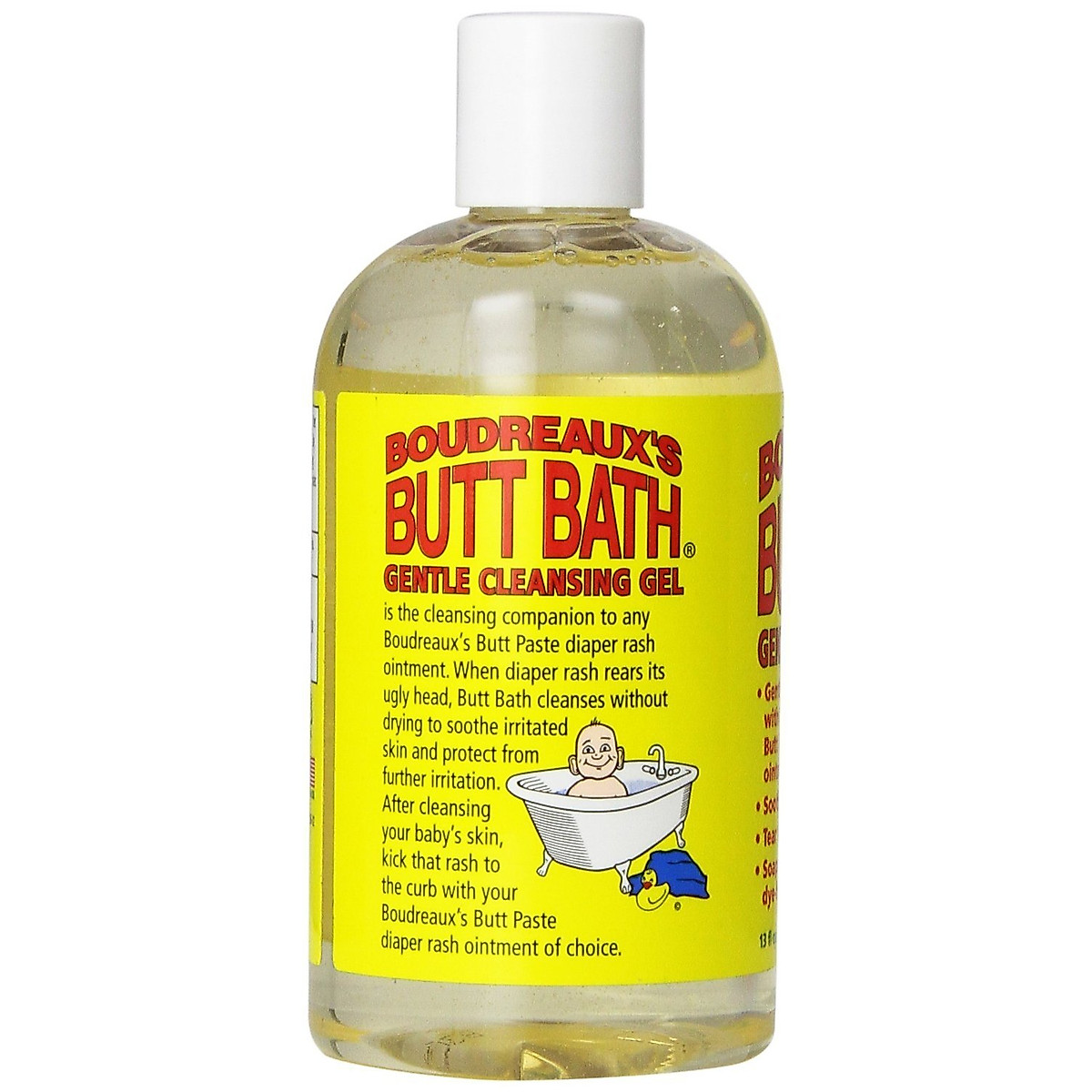 Boudreaux's Butt Bath Gentle Cleansing Gel, 13 Ounce (Pack of 2)