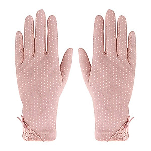 Women Summer UV Protection Cycling Glove Girl Sunblock Touchscreen Driving Glove Breathable Non-Slip Riding Glove