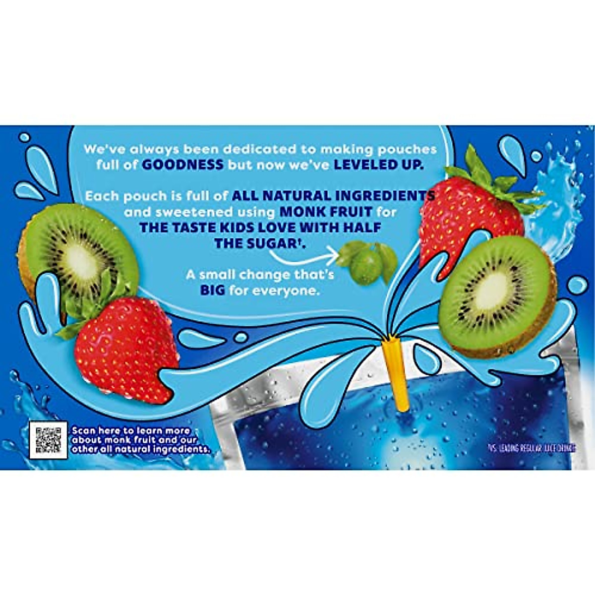 Capri Sun Strawberry Kiwi Naturally Flavored Kids Juice Drink Blend (10 ct Box, 6 fl oz Pouches)