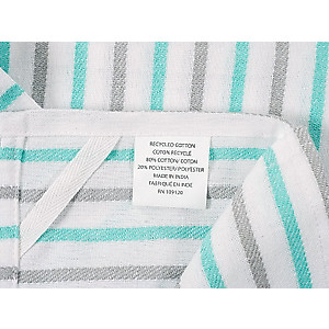 KAF Home Bloom Kitchen Holiday Dish Towel Set of 4, Cotton Rich, 18 x 28-inch (Easter Gingham Bunny)