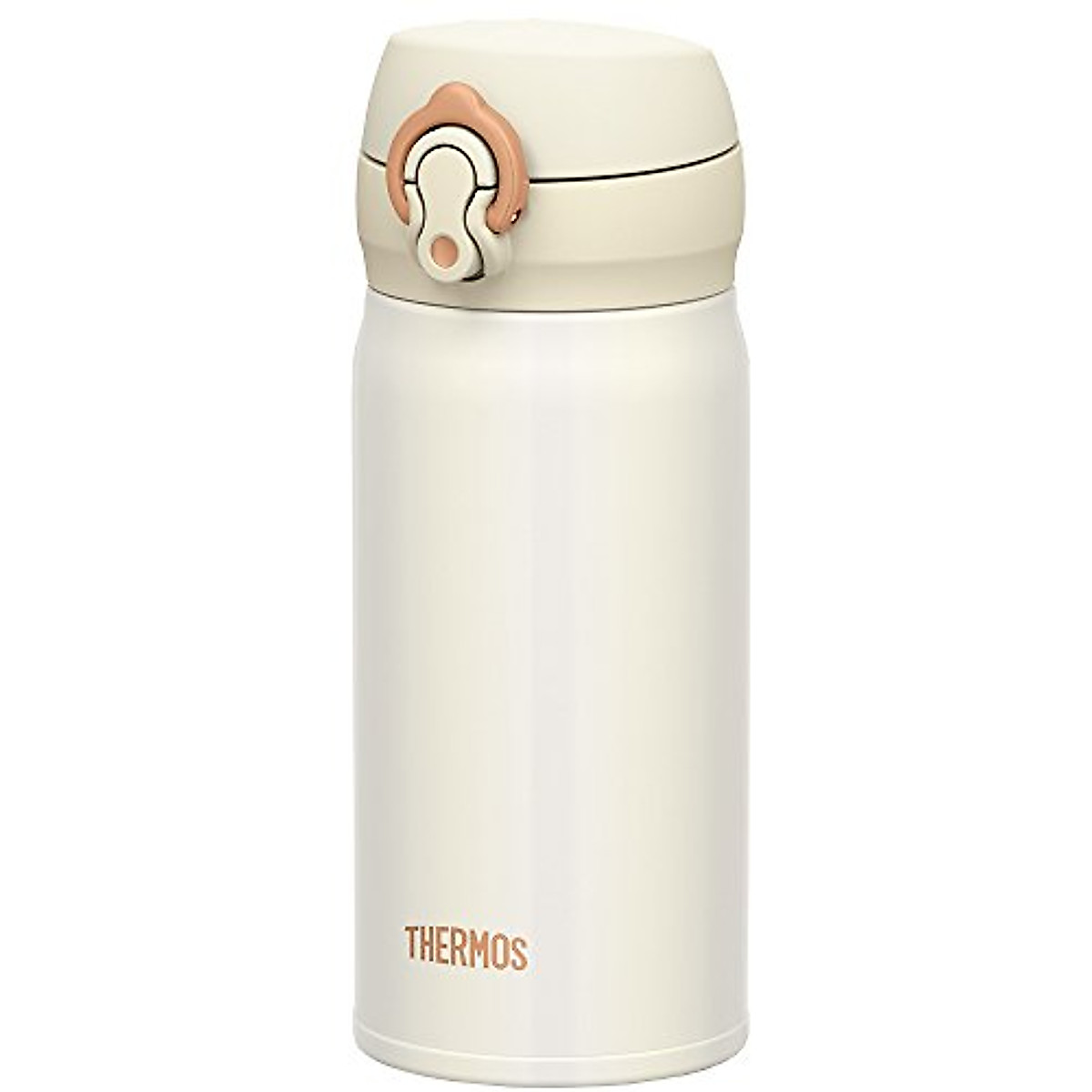 Thermos Water Bottle Vacuum Insulation Cellular Phone Mug [one-Touch Open Type] 350ml Pearl White JNL-352 PRW