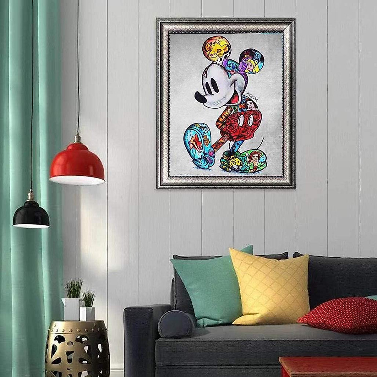 ADILAIDUN Diamond Painting Kits for Adults,5D Paint with Diamond Full Drill for Parents-Children Interrction,Gem Art Paints with Diamond Home Wall Decor,12x16inch