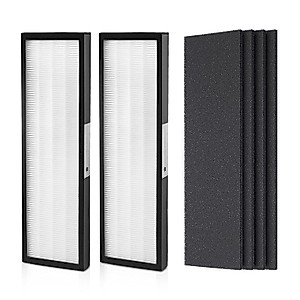 Housmile Replacement HEPA Filter B Compatible with G-guardian Models AC4825 AC4825E AC4825DLX AC4850PT AC4900CA AC4820 PureGuardian AP2200CA Plus 2 HEPA Filters and 4 Activated Carbon Filters -FLT4825