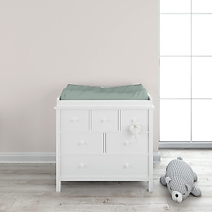 One Kind Premium Bamboo Jersey Baby Changing Pad Cover (Eucalyptus)