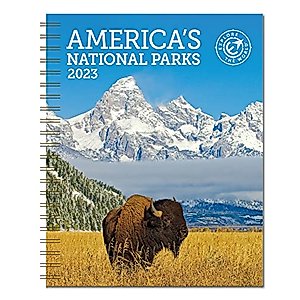 America's National Parks Weekly Engagement Calendar 2023, Planner 6.5" x 8.5" Spiral Bound