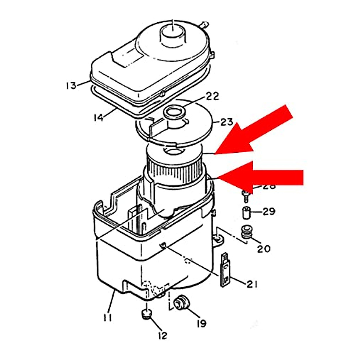 Air Filter + Pre Filter Replacement for Yamaha G2, G5, G8, G9, G11 - J38-14450-00, J10-14417-01