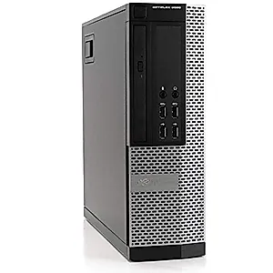 DELL OPTIPLEX 9020 Slim Business Desktop Computer Small Form Factor (SFF), Intel Quad-Core i5-4570 Up to 3.6GHz, 8GB RAM, 500GB HDD , DVD, WiFi, VGA, Windows 10 Pro 64 Bit (Renewed)