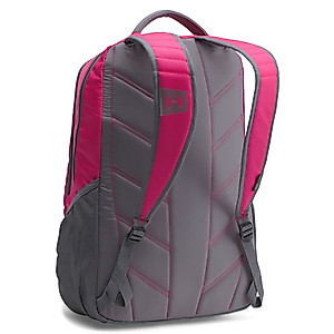 Under Armour Team Hustle Backpack, Tropic Pink (654)/Silver, One Size Fits All