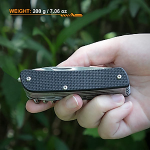 Ruike Multifunctional Knive, Black, G10 (M61-B)