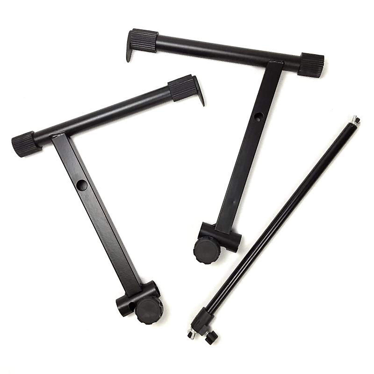 Miwayer Keyboard Stand Extension Adapter for X-Style Keyboard Stand, 2 tier keyboard stand Adjustable Width (Keyboard Stand Extension)