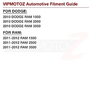 Power Heated Signal Side View Towing Mirror Assembly Compatible With 2010-2012 Ram 1500 2500 3500 With Puddle Light Manual Folding Right Passenger Side Textured Black