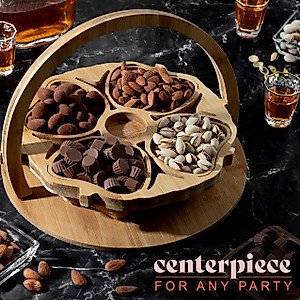 Mothers Day Gifts From Daughter, Decorative Fruit Nuts And Candy Serving Tray, Gift From Daughter Son Husband For Wife Sister Mom Grandma, Trays Set Basket Ideas Prime Delivery Food Safe Empty Baskets