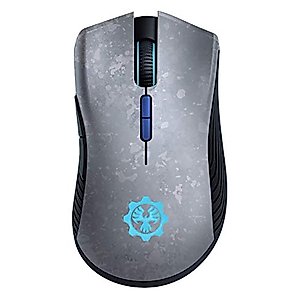 Razer Mamba Wireless Gaming Mouse: 16,000 DPI Optical Sensor, Chroma RGB Lighting, 7 Programmable Buttons, Mechanical Switches, Up to 50 Hr Battery Life, Gears of War 5 Edition