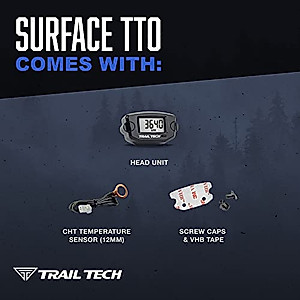 Trail Tech 742-ET2 TTO Temperature Digital Gauge 12mm CHT Sensor