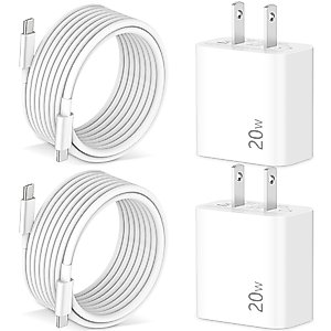 Pixel 8/7/6/5/4/3 Fast Charger, 2Pack 20W USB C Charging Block + 6FT USB C Cable Cord for Google Pixel 8/8 Pro/7/7 Pro/7a, 6a/6/Pro, 5/4/3/2/XL, Phone 15, Galaxy, Android Phones