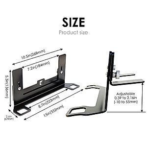 Universal Car Seat ISOFIX Latch Interface Bracket Mounting for Baby Safety Chair (Guide Groove Free Send)