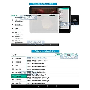 Digital ATSC Aerial TV Tuner for Android Tablet Smart Phone