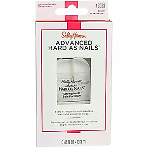 Sally Hansen Advanced Hard As Nails Nail Strengthener, Clear (Pack of 4)