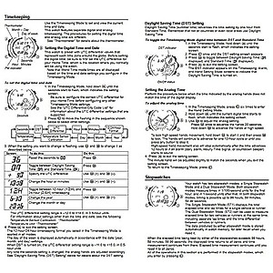 Casio Men's EFA120D-1AV Ana-Digi Edifice Thermometer Bracelet Watch