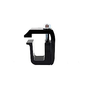 GCi STRONGER BY DESIGN G-1 Clamp Black Powder Coated (set of 4) for Truck Cap Camper Shell Topper. Made with Structural Aluminum to Ensure Quality and Strength. For Mounting to Pickup