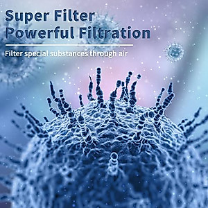 HRF-A300 Pre Filter A Replacement for Honeywell HEPA Air Purifier HPA300 Series, Funmit 6 Pack Precut Activated Carbon Pre Filter Compatible with Honeywell Air Purifier Prefilter A