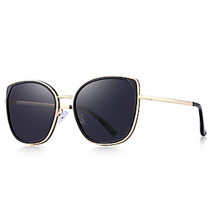 OLIEYE Cat Eye Polarized Sunglasses for Women Ladies Brand Trending Sun glasses UV400