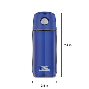 THERMOS FUNTAINER 16 Ounce Plastic Hydration Bottle with Spout, Blueberry